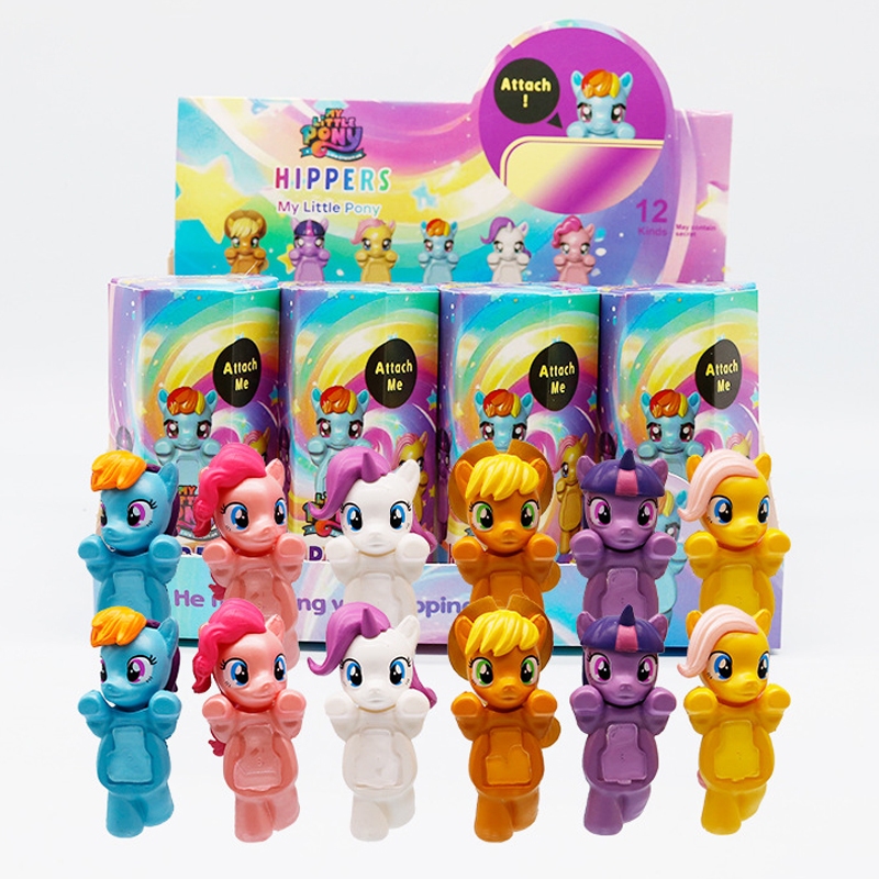 12 Pçs/Set Anime Cartoon My Little Pony Sonny Angel Series Twilight ...