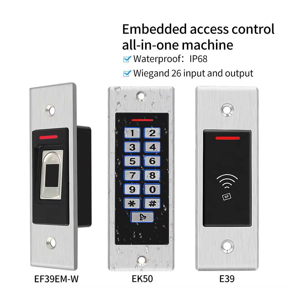 Teclado De Controle De Acesso Por Impressão Digital Embutido À Prova D ...