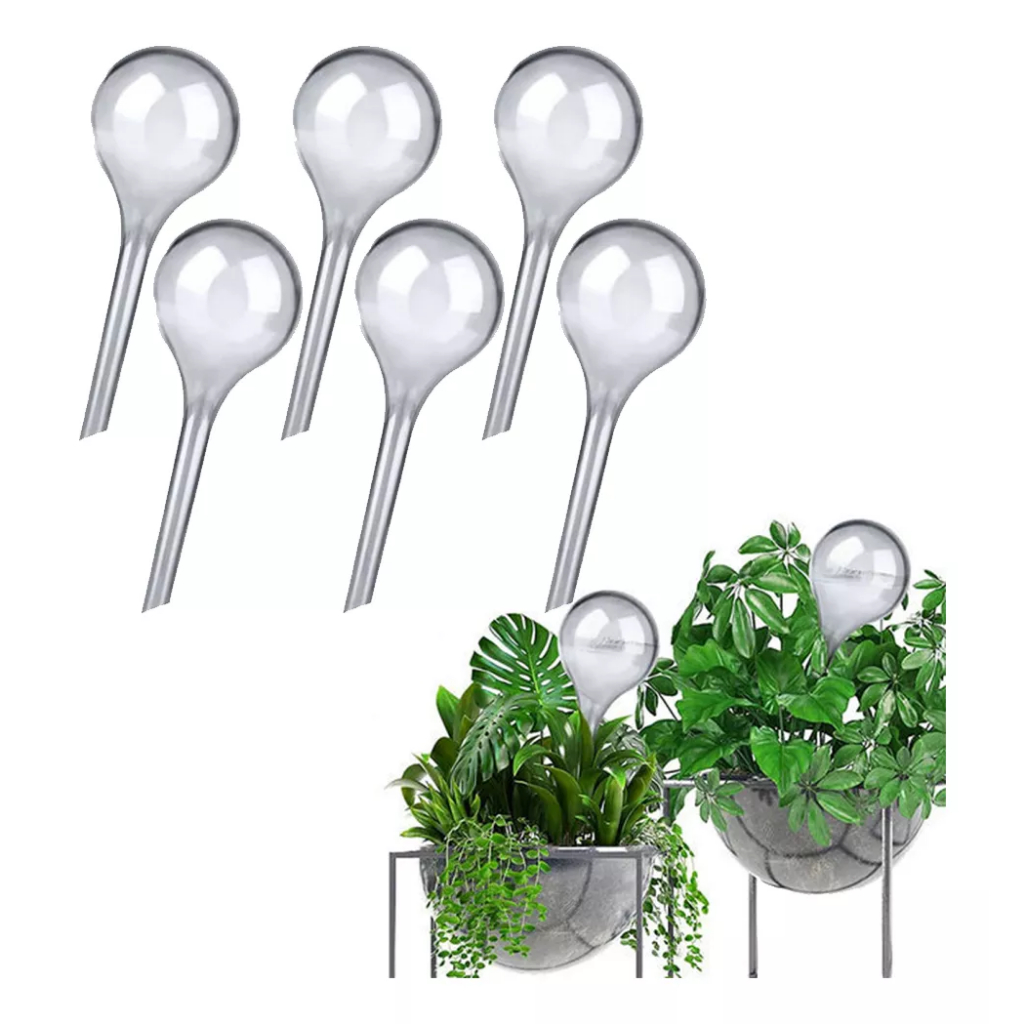 Kit 6 Regador Gotejador Automático Vaso Plantas Jardim Globo | Shopee ...