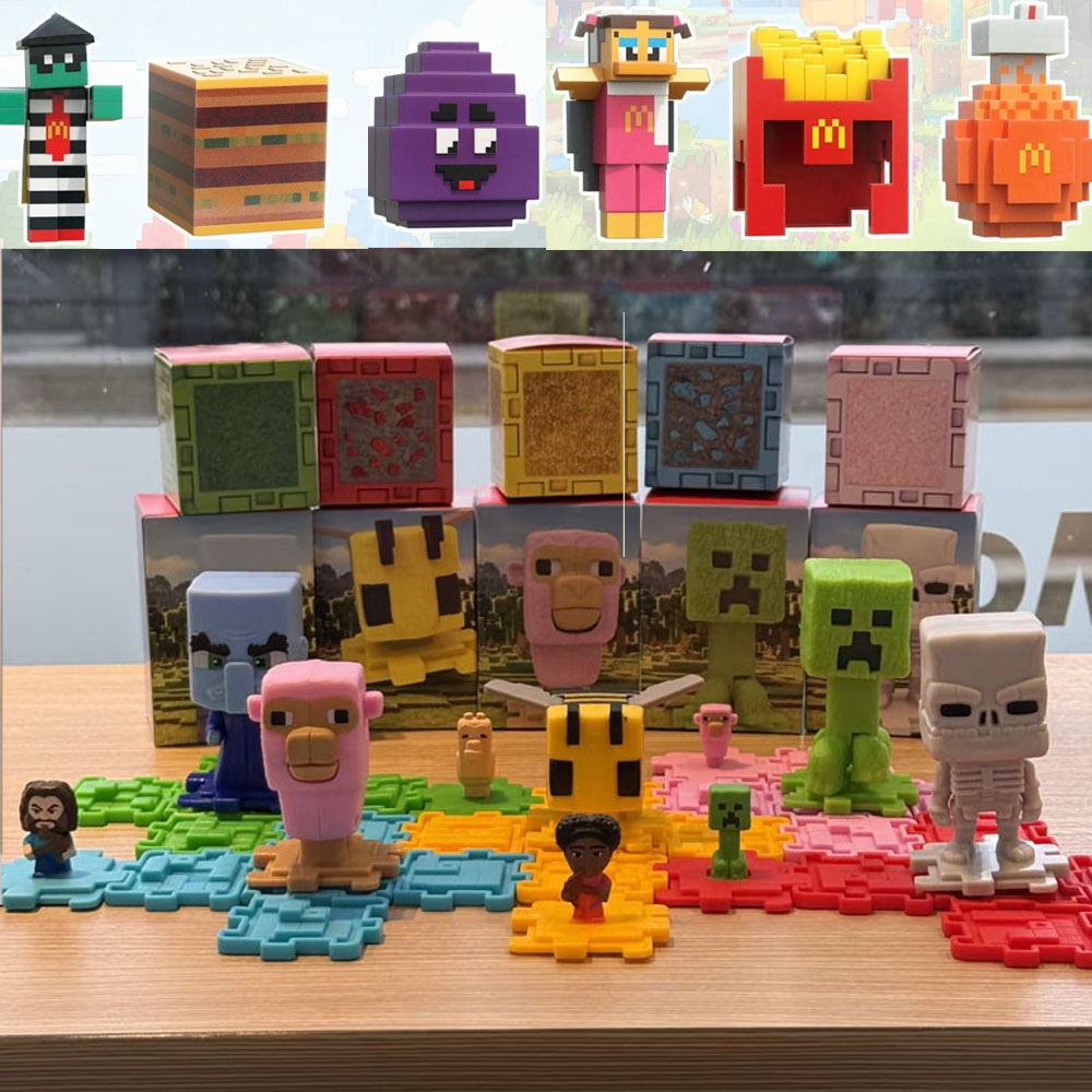 2025 McDonalds Minecraft Filme Happy Meal Mcdo Figuras Colecionáveis ...