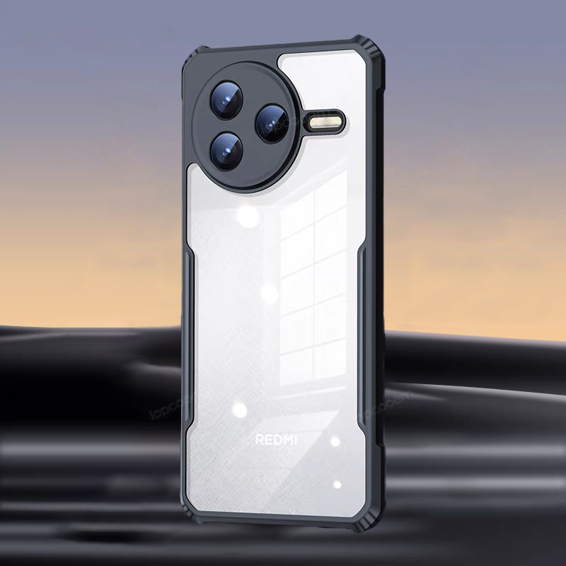 Capa Transparente À Prova De Choque Xiaomi Mi POCO F7 Pro F6 F5 F4 X7 X6 X5 X4 GT M7 M6 M5 M5S ...