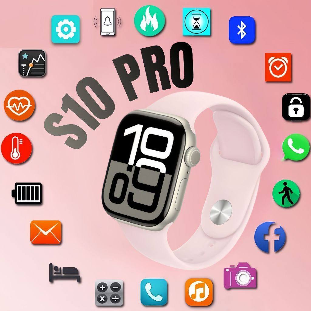 Smartwatch unissex original 2025 último modelo s10 pro Watch Series 10 relógio esportivo sem fio ...
