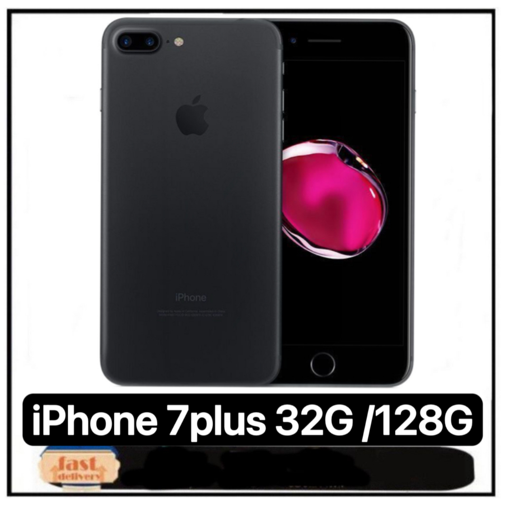 Apple iPhone 7 Plus 32GB/128GB Desbloqueado-Telefone Usado Original-Grau A +-Capa Grátis E ...