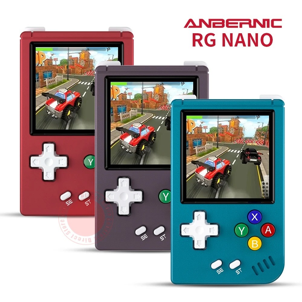 ANBERNIC RG Nano Pocket Retro Console De Jogos Portátil 1.54 " Tela IPS ...