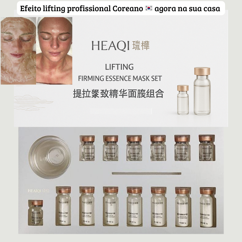 Caixa Máscara FACIAL de ENZIMAS COREANA Proxy Revolução em Cuidado com ...