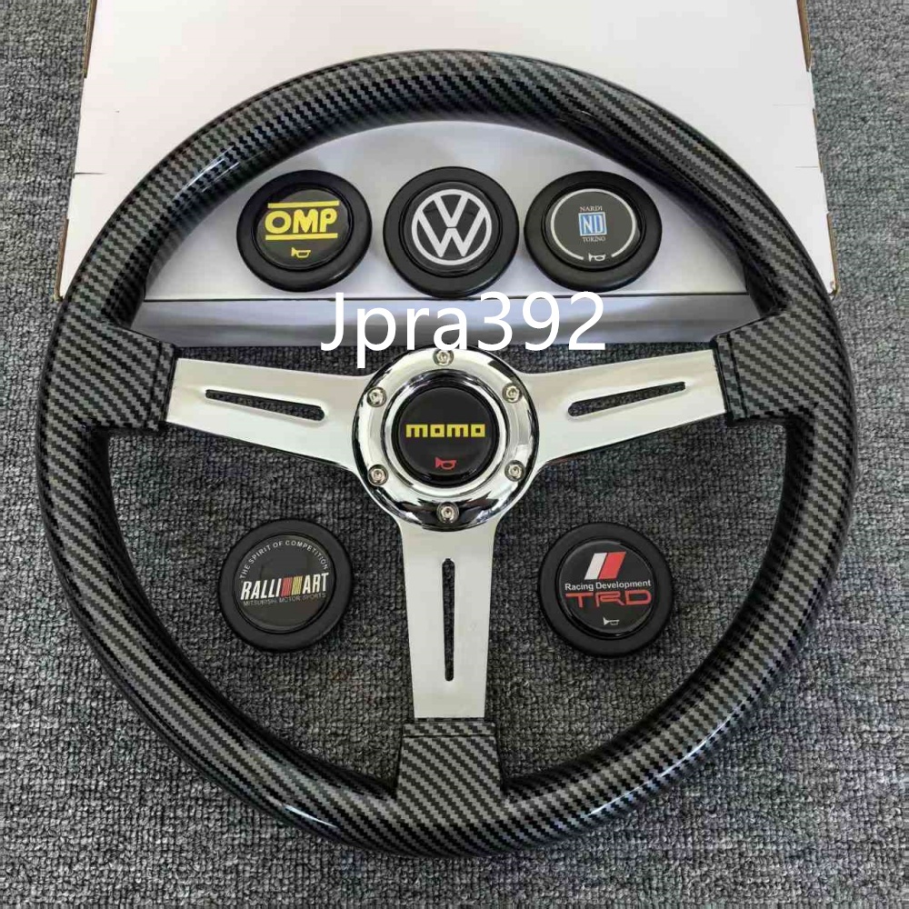 Nardi OMP TRD MOMO 340mm Volante Em Fibra De Carbono Texturizado Cromado | Shopee Brasil