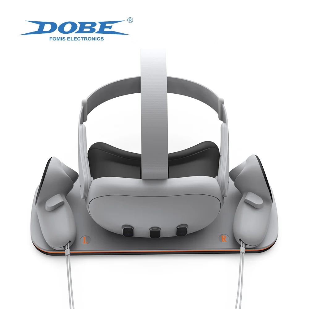 DOBE Fast Charging Station for Oculus Quest 3: Drop-in Headset & Controllers Stand with 2 ...