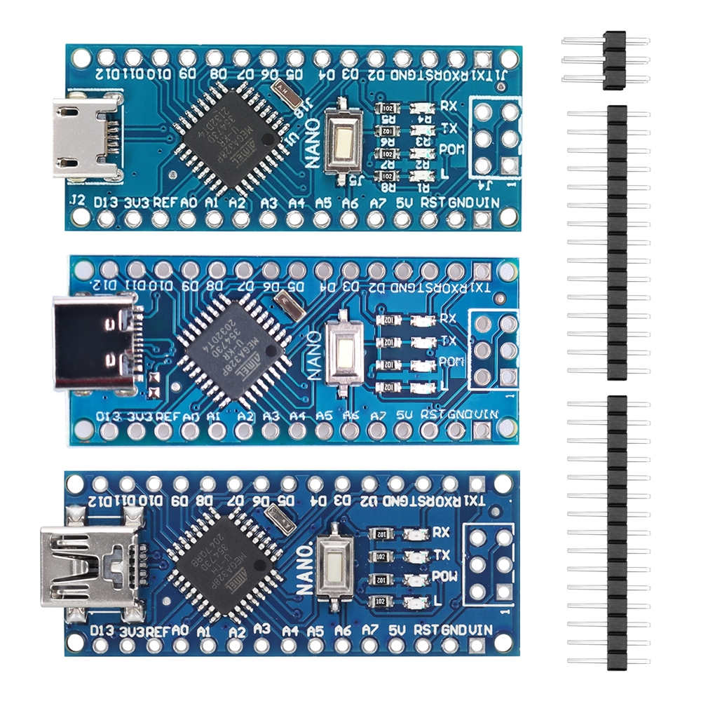 Placa De Desenvolvimento De Módulo Microcontrolador USB Nano V3.0 ...