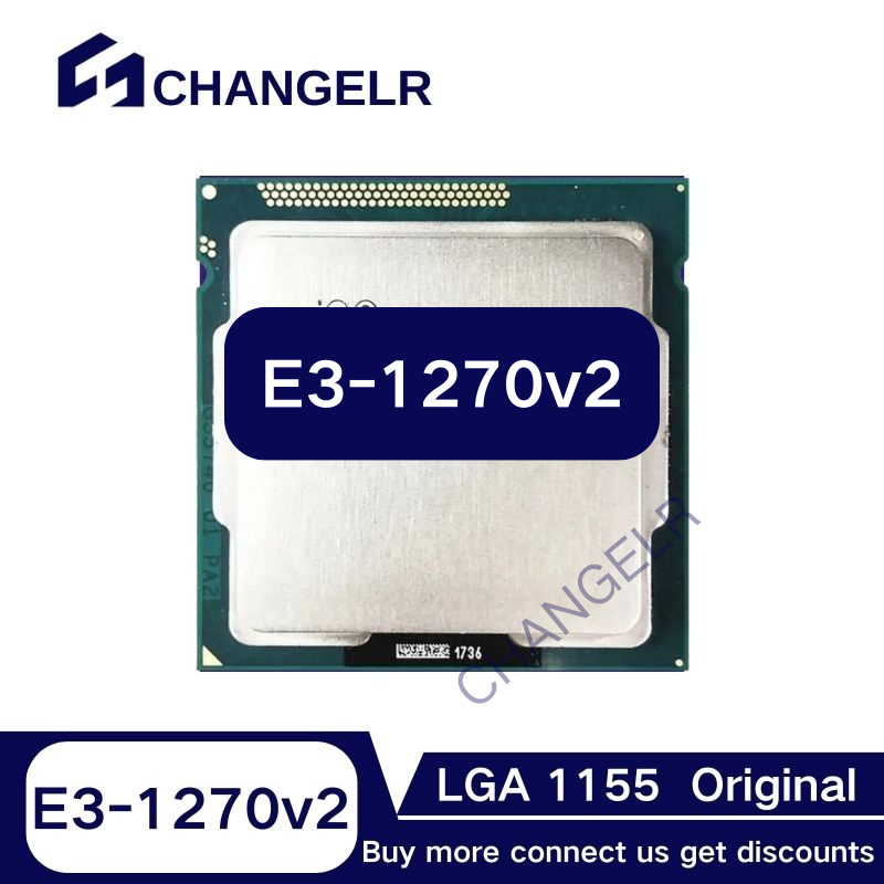 Processador Xeon CPU E3-1270V2 E3 1270 V2 3.50 Ghz 8M Soquete Quad-Core ...