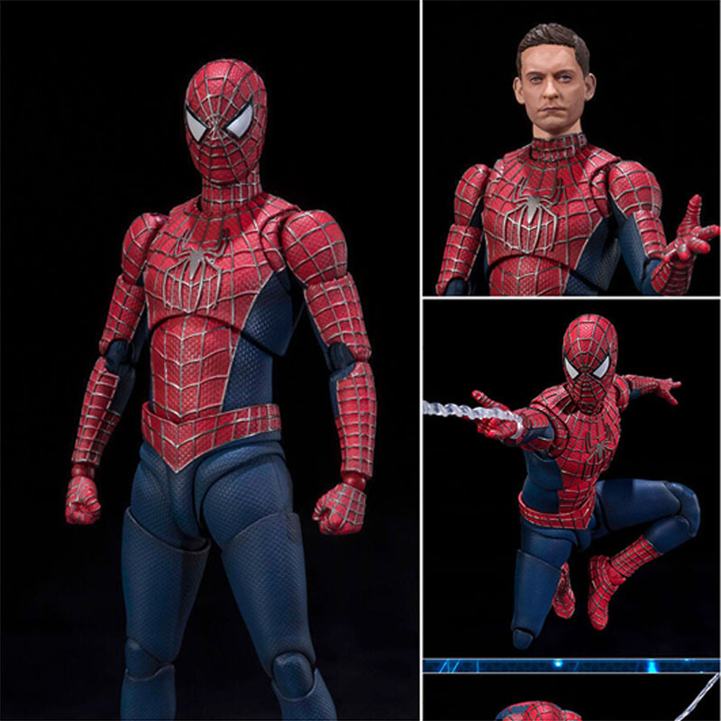Ct Brinquedos Spiderman Mafex 185 Traje Clássico Anime Figura Ver ...