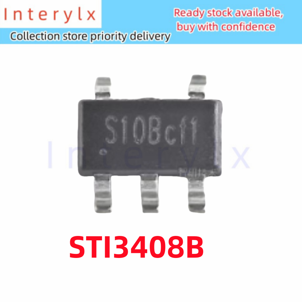 10 Pçs/Lote STI3408 STI3408B Tela De Seda S10B SOT23-5 1.2V Hohutong ...