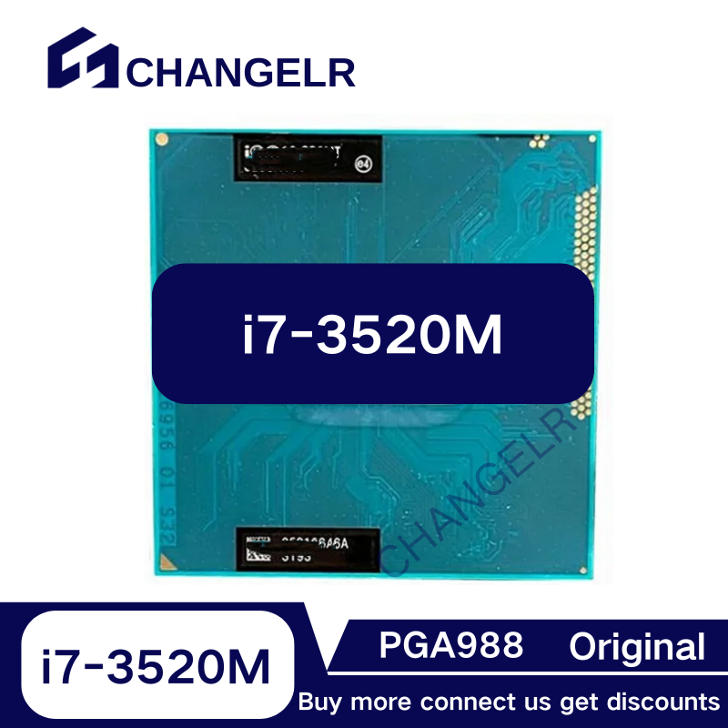 Core i7-3520M i7 3520M SR0MT 2.9 GHz CPU Quádrupla De Núcleo Duplo 4M ...
