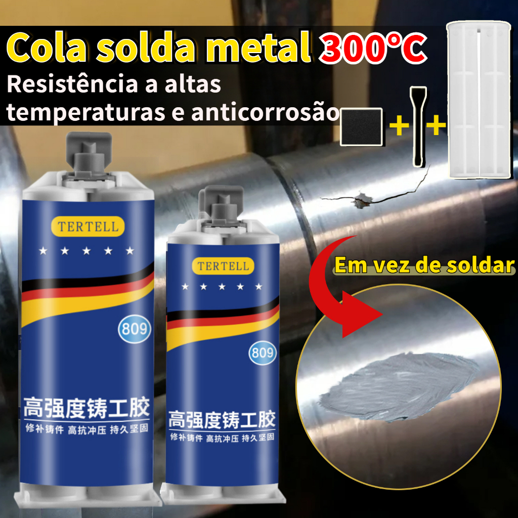 Cola de Fundição Resistente a Altas Temperaturas 100ML ab cola de ...