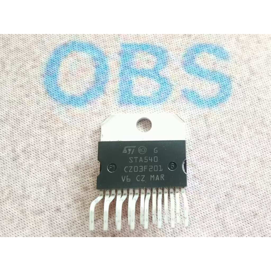 ((1 unidade) Amplificador de potência de áudio STA540 IC ZIP-15 importado novo Original pronto ...
