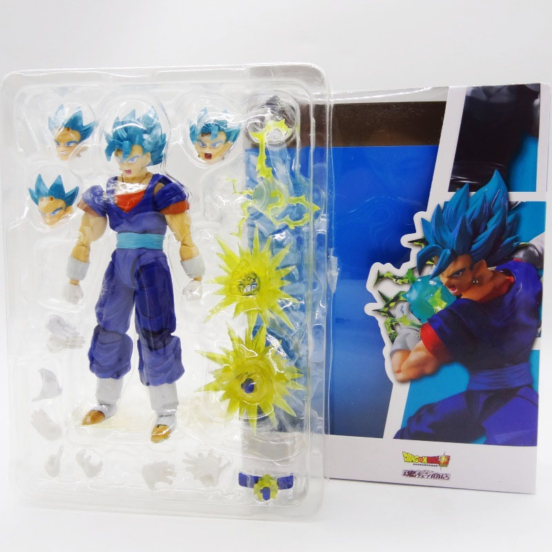 16cm SHF Dragon Ball Vegetto Articulado Pvc Modelo Action Figure Brinquedos Colecionáveis ...