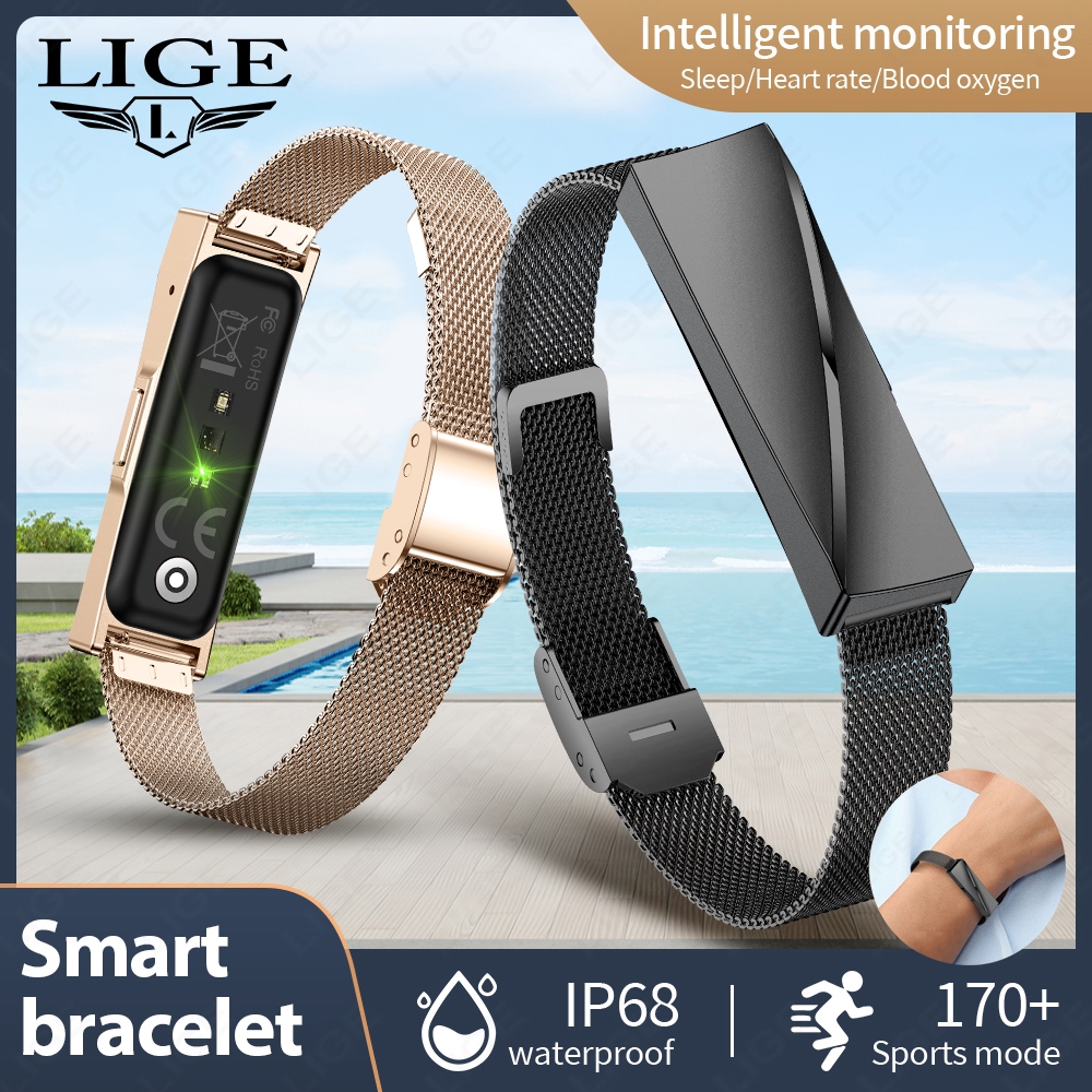 LIGE Smartwatch Relógio Inteligente Interativo Sem Tela , Casal ...