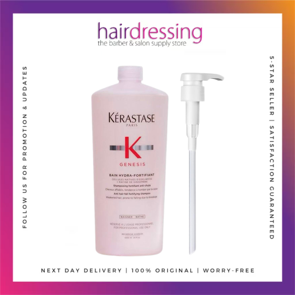 ⚡ Estoque Pronto Shampoo Hydra-Fortificante Kerastase Genesis Bain ...