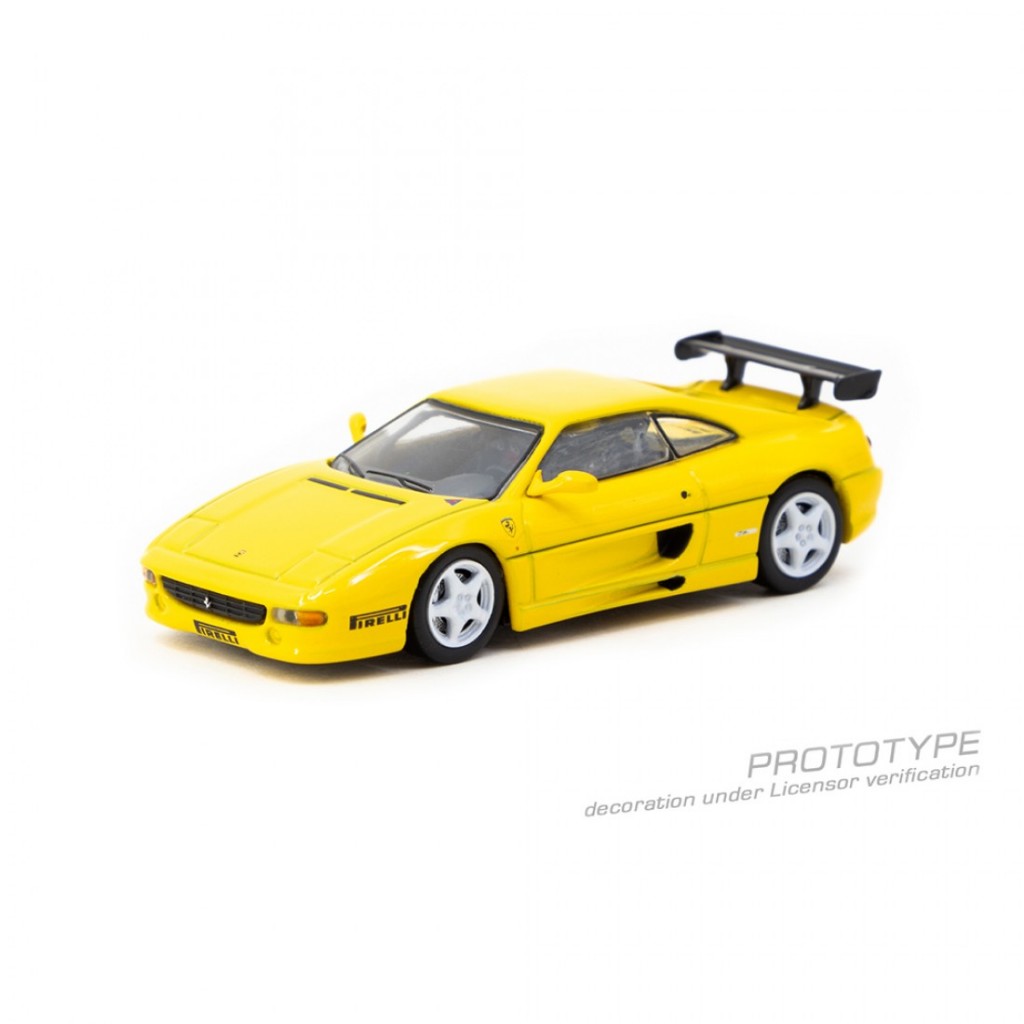 Tarmac Works T64R-083-YL 1/64 Ferrari F355 Desafio Carro Modelo Em ...
