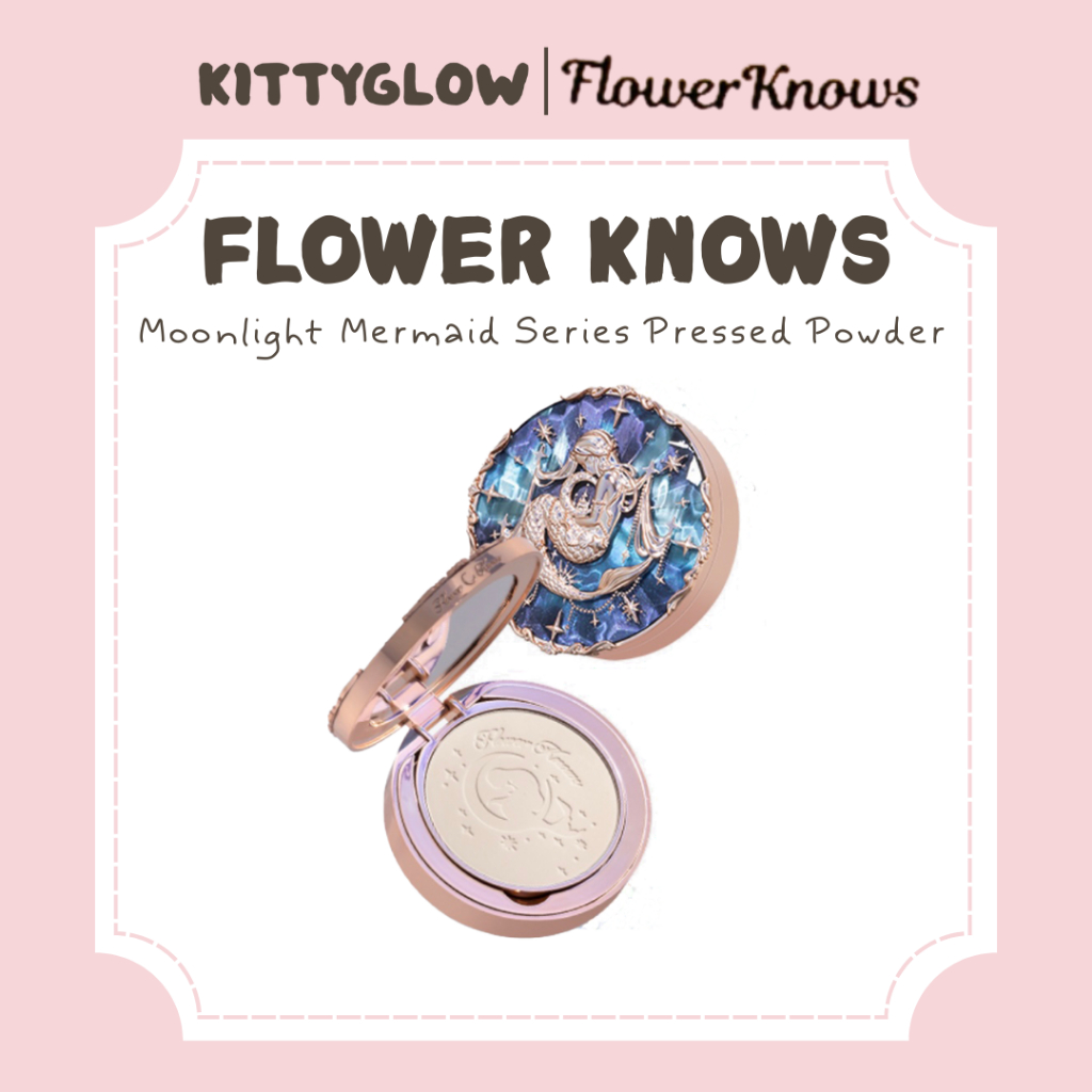 FLOWER KNOWS Moonlight Mermaid Series Pó Prensado | Shopee Brasil
