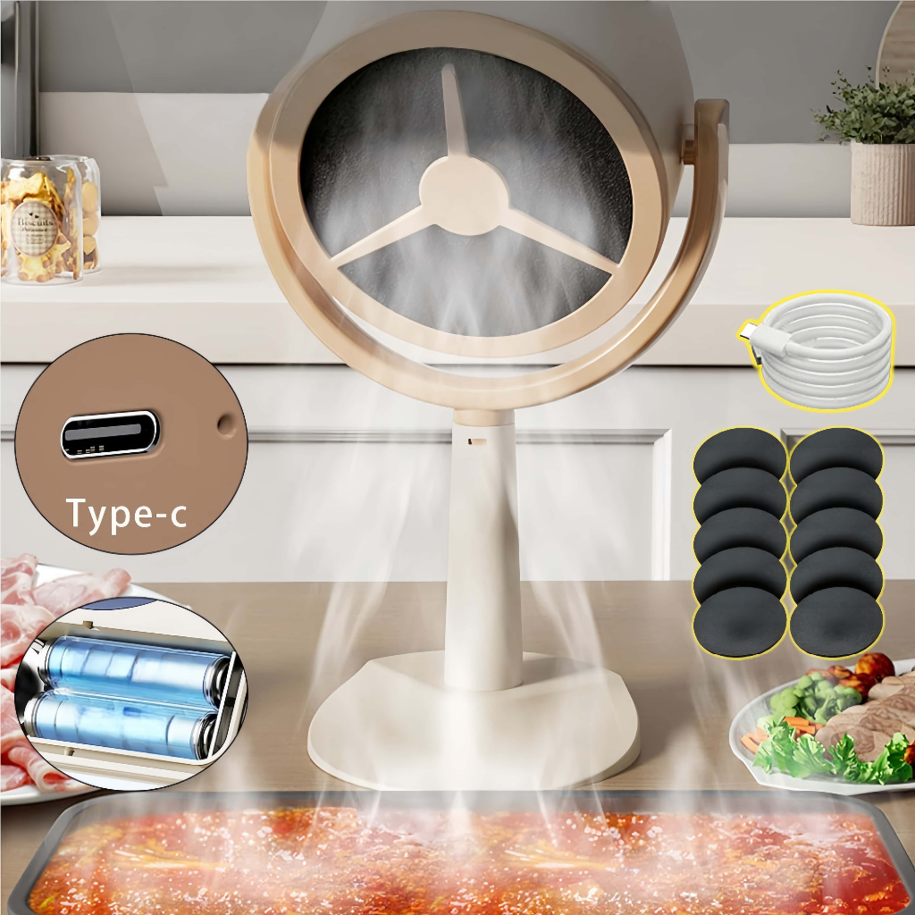 MEDOOSI Mini Exaustor De Mesa Com Portátil 2 Velocidades Sucção Forte E ...