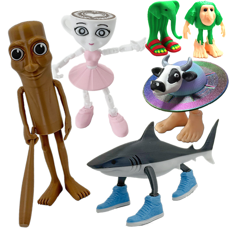 BCT Tungung Sahur Brinquedos tung Figura De Ação Tralalero Tralala ...
