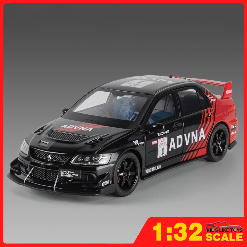 KLT 1 : 32 Mitsubishi 9a Geração EVO Racing Diecast Modelo Carro Liga ...