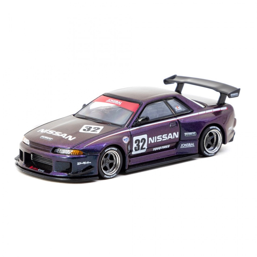 Tarmac Works T64G-061-MP 1/64 Nissan Skyline R32 Widebody Midnight ...