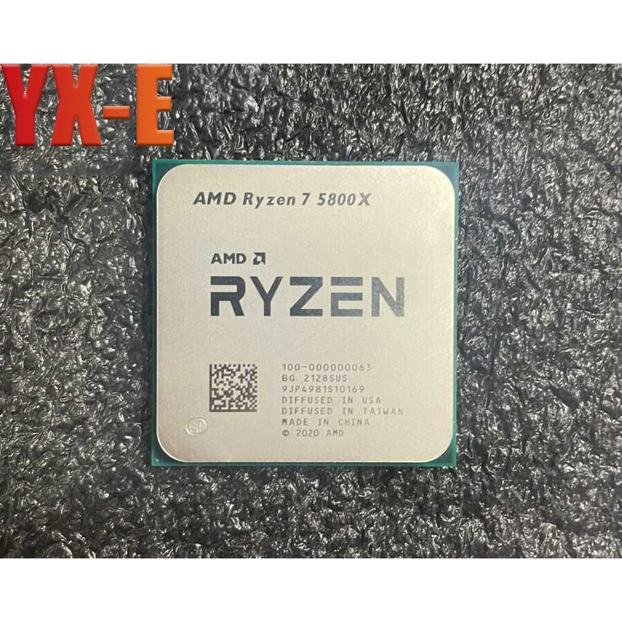 Processador CPU YX-E Ryzen 7 5800X AM4 R7-5800X 3.8 Ghz 8 Núcleos 16 Horas 105 W Desktop ...