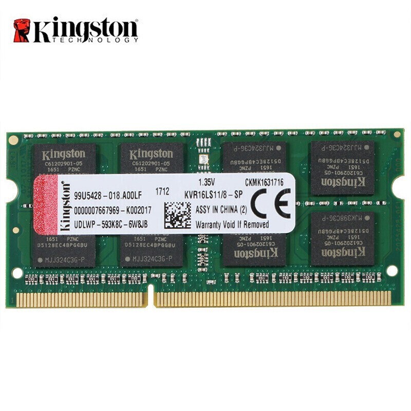 Memória RAM Kingston DDR3 DDR3L 4GB 8GB 1333Mhz 1.5v 1066Mhz 1600MHz SODIMM 204pin PC3L-12800S 1 ...