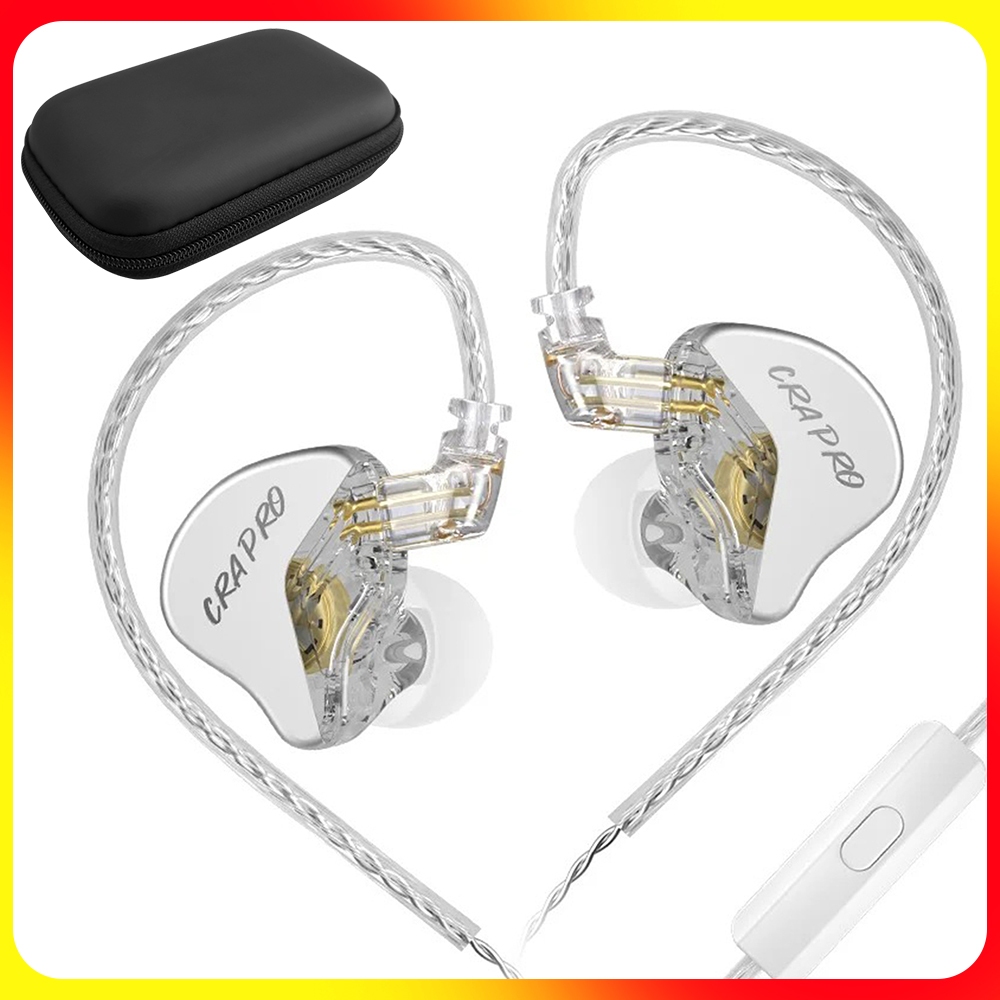 FAAEAL CCA CRA Pro Fones De Ouvido HIFI Com Estojo De Armazenamento ...