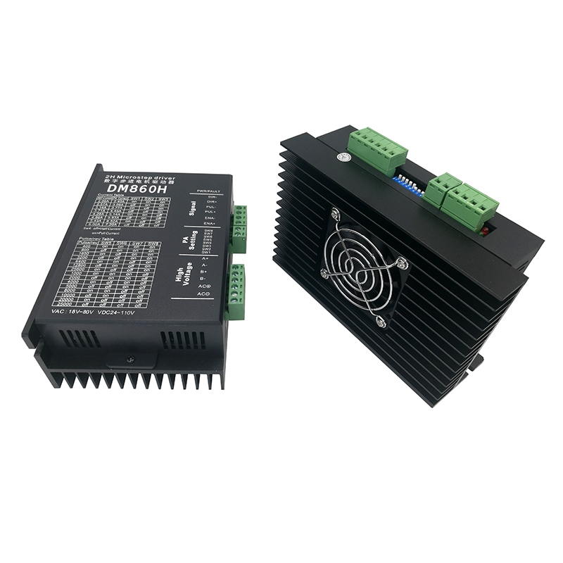 Motor De Passo 2H Microstep Driver DM860H 24V-72V Para Drivers Nema 23 ...