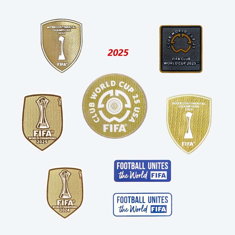 Emblema de futebol Real Madrid Patch de futebol 2025 Championship Honor ...