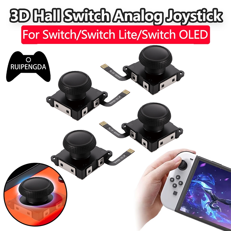Joystick De Efeito Hall Para Controlador Joycon Do Nintendo Switch/lite ...