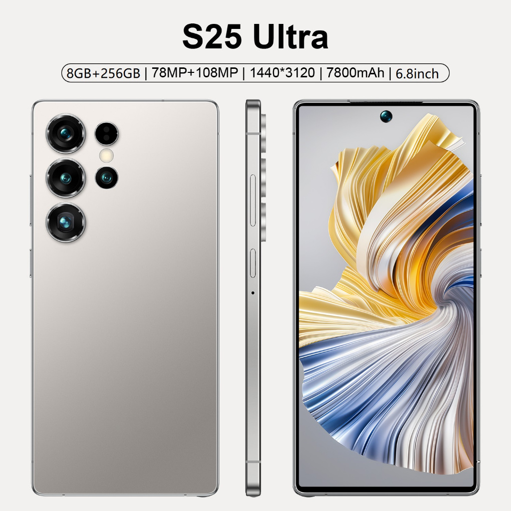 S16-S25 Ultra 4G/5G Smartphone Caneta Embutida Memória De Tela De 6.8 Polegadas 8GB + 256GB ...