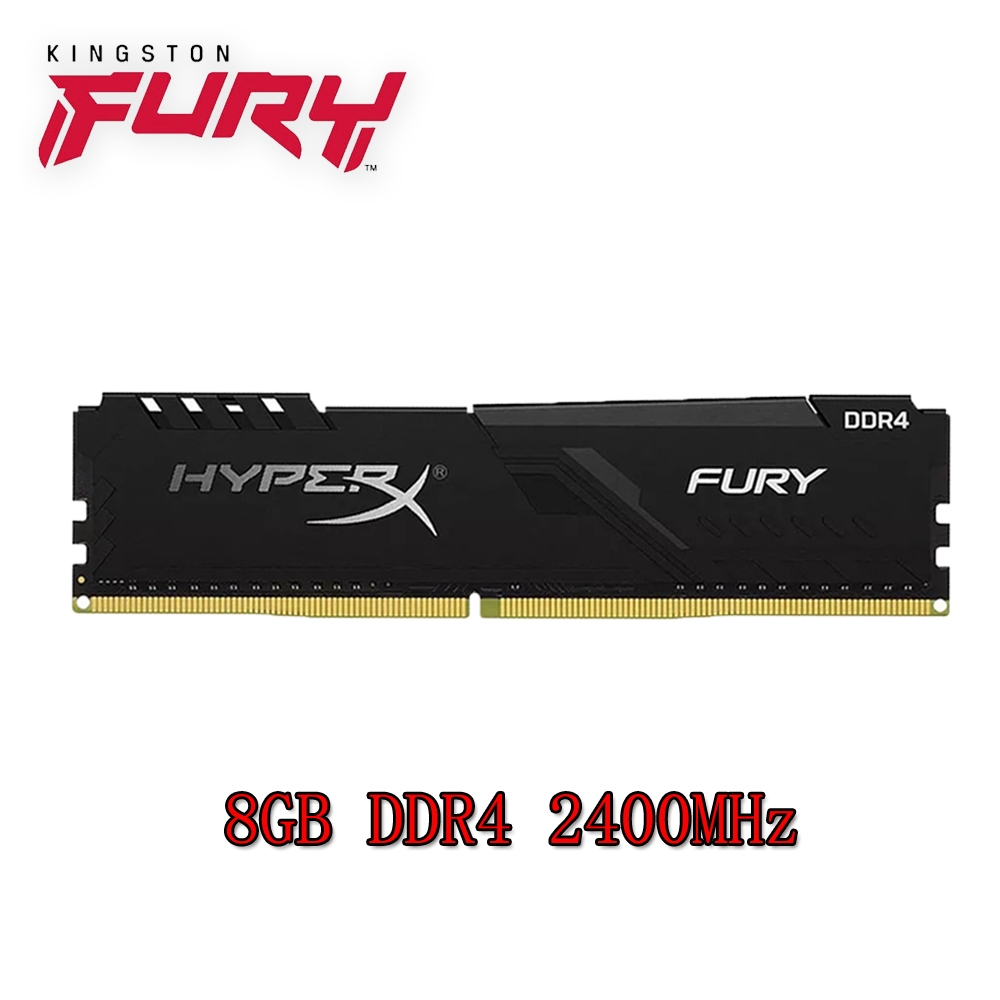 Kingston HyperX Fury DDR4 RAM 8 Gb DDR4 2400 Mhz HX424C15FB2/8 Memória DIMM 288PIN | Shopee Brasil