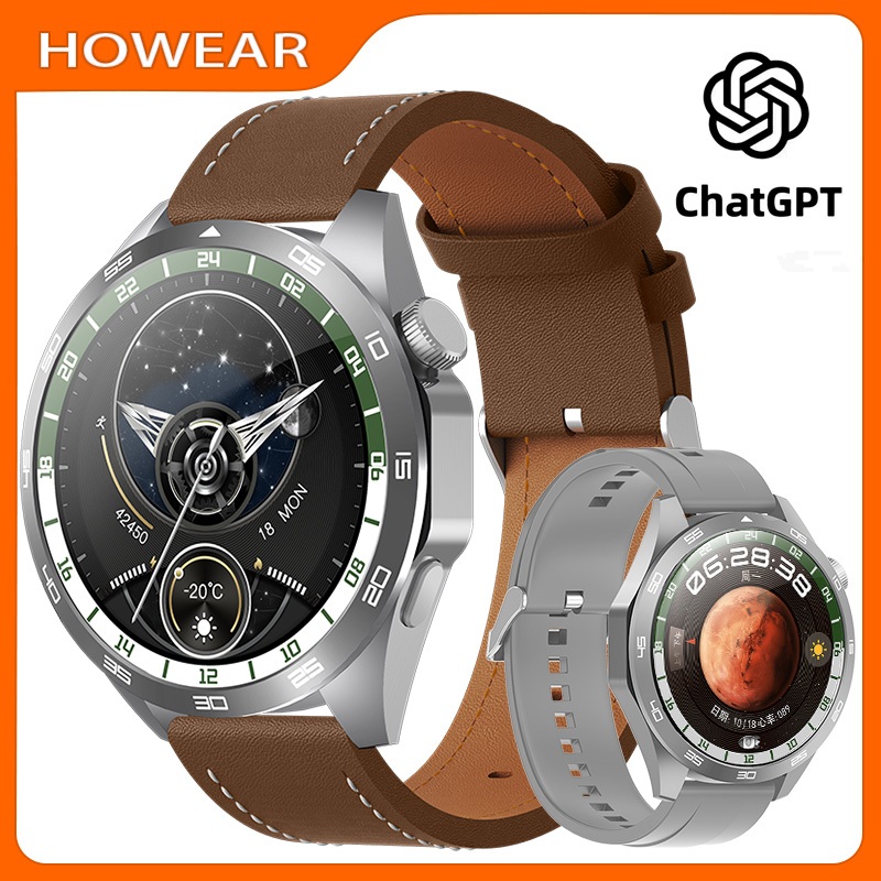GT4 MAX Smartwatch Masculino 2025 Relógio Inteligente Militar Chat GPT ...