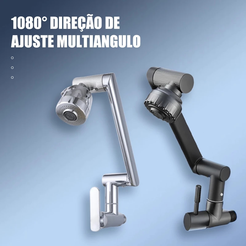 1080 ° Torneira De Braço Robótico Para Cozinha Chuveiro À Prova De ...