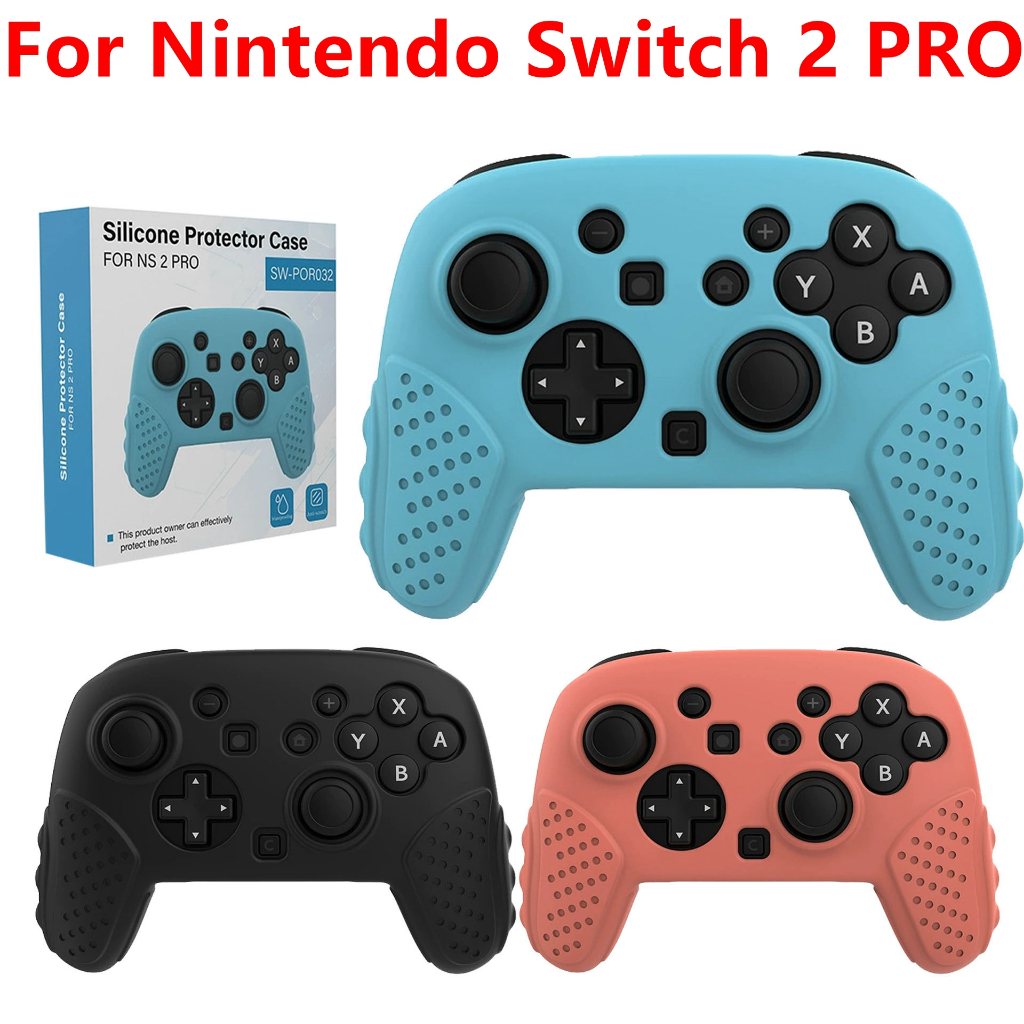 Capa Protetora De Silicone Para Controle Nintendo Switch 2 Pro Soft ...