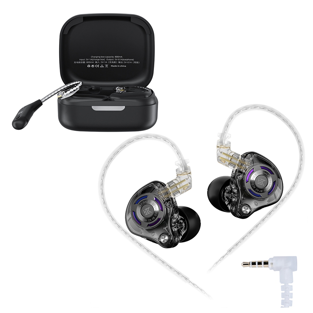 KZ Gale Fone De Ouvido Com Fio Módulo Bluetooth AZ09 Monitor Intra ...