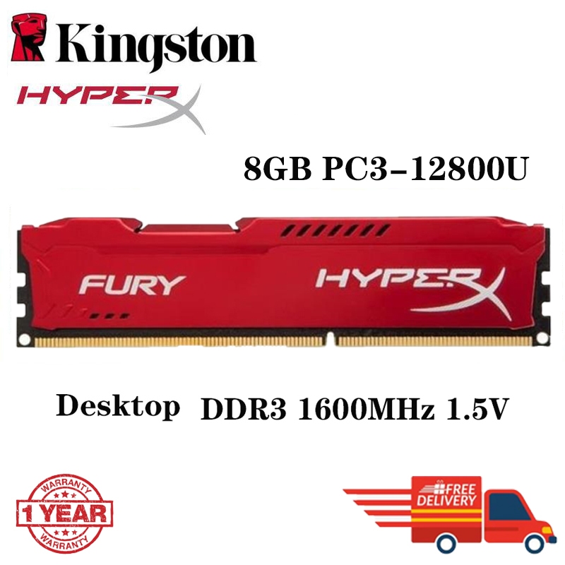 Kingston HyperX Savage DDR3 PC RAM 4GB 8GB DDR3 1333MHz 1600MHz 1866MHz Computador De Memória De ...