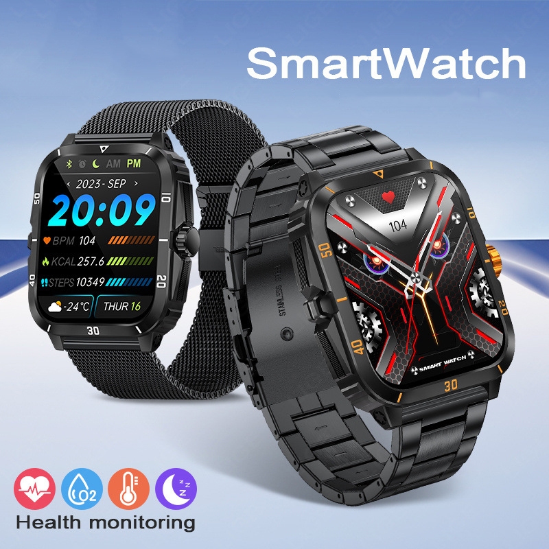 " Smartwatch Relógio Inteligente Robusto Ao Ar Livre-Tela HD De 2.01 ...