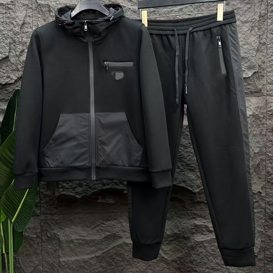Novo estilo com capuz Casual casal terno esportivo | Shopee Brasil