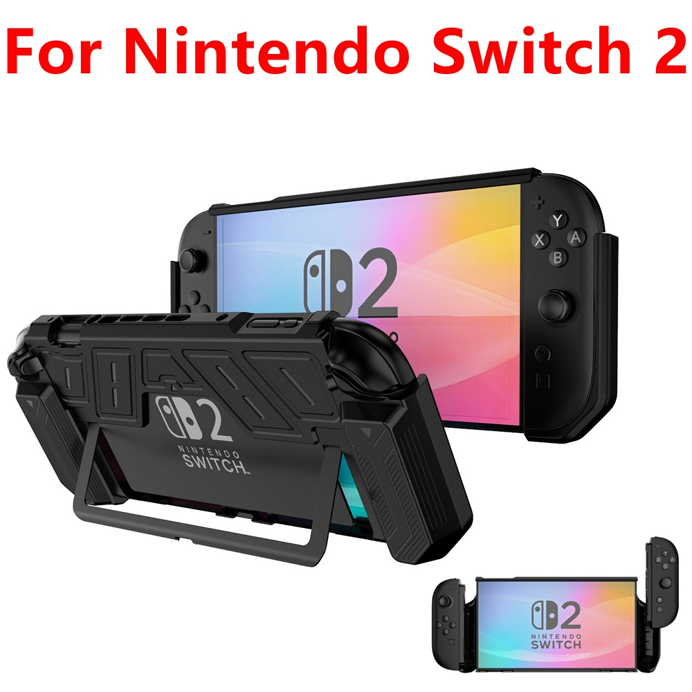 Capa TPU Compatível Com Nintendo Switch 2 Grip Protetora Para Console NS2 Switch2 E Controlador ...