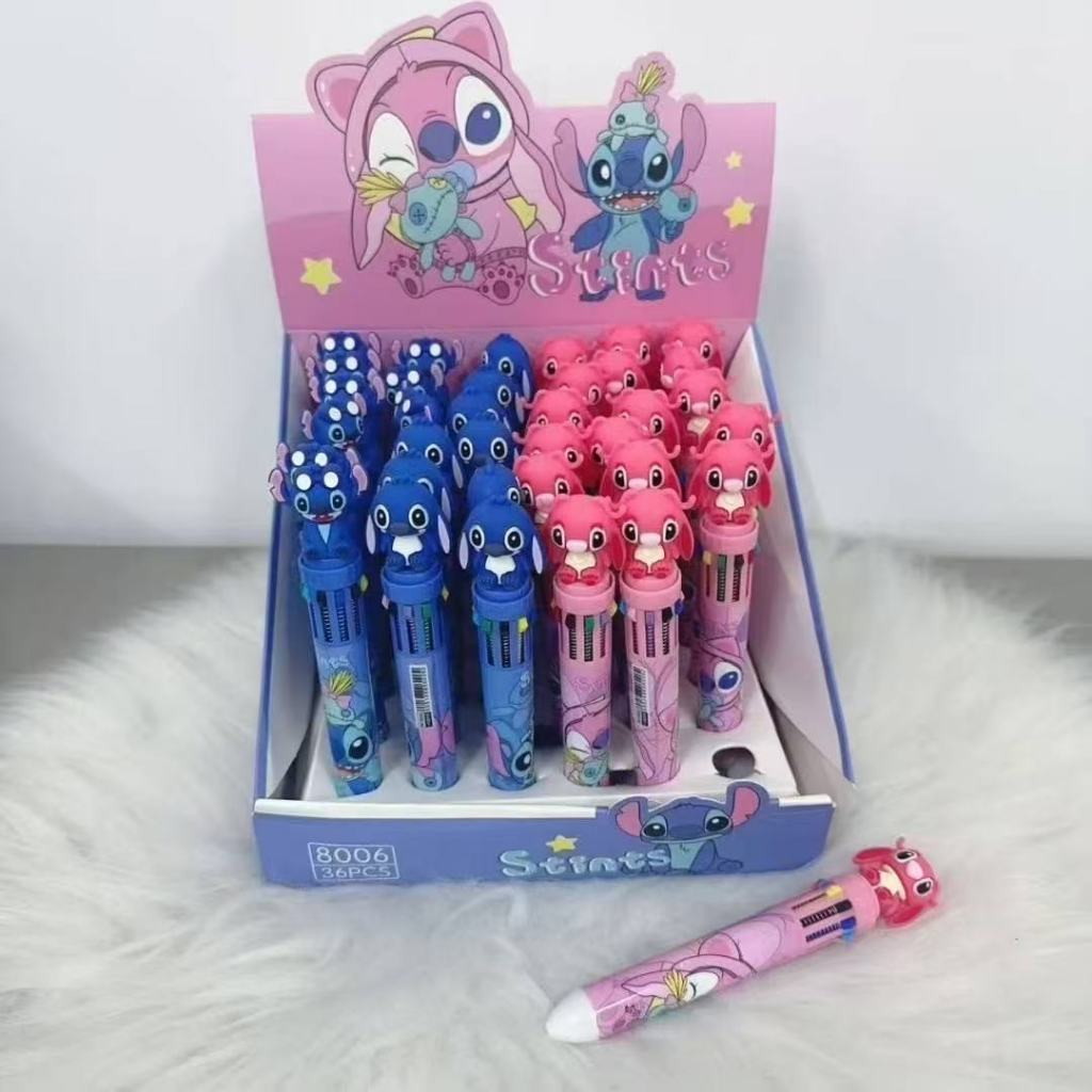 Disney Lilo e Dot 10 Cores Impressão Caneta Esferográfica Animação ...