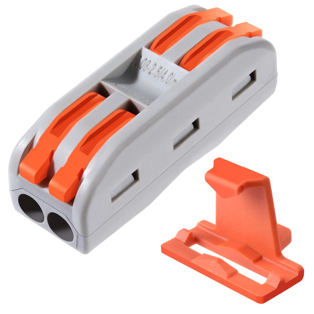 kit 10 un Conector Compacto Elétrico Emenda E Derivação 4mm e 6mm ...