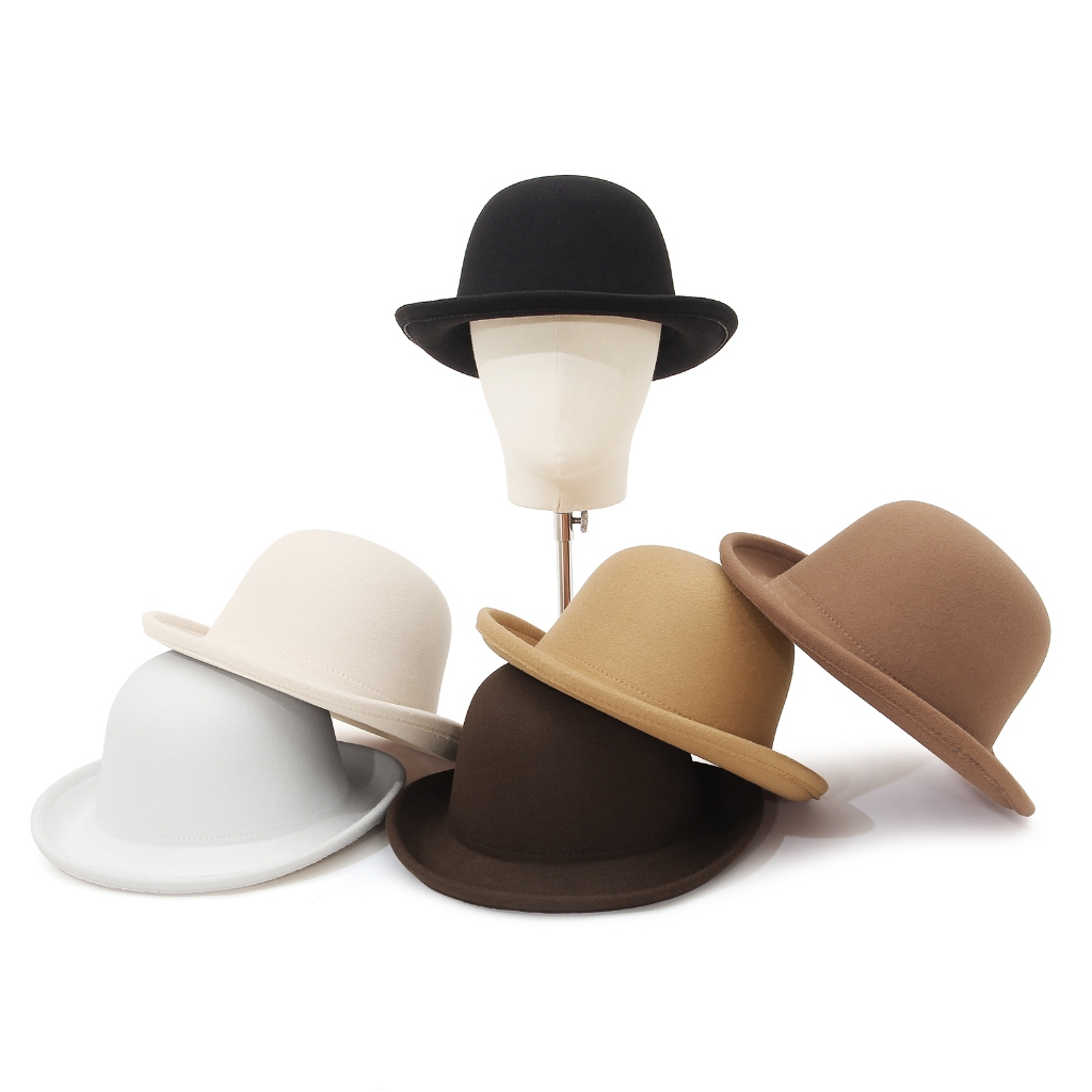 Homens E Mulheres Preto Bowler Presidente Chapéu Derby Cosplay Mágico ...