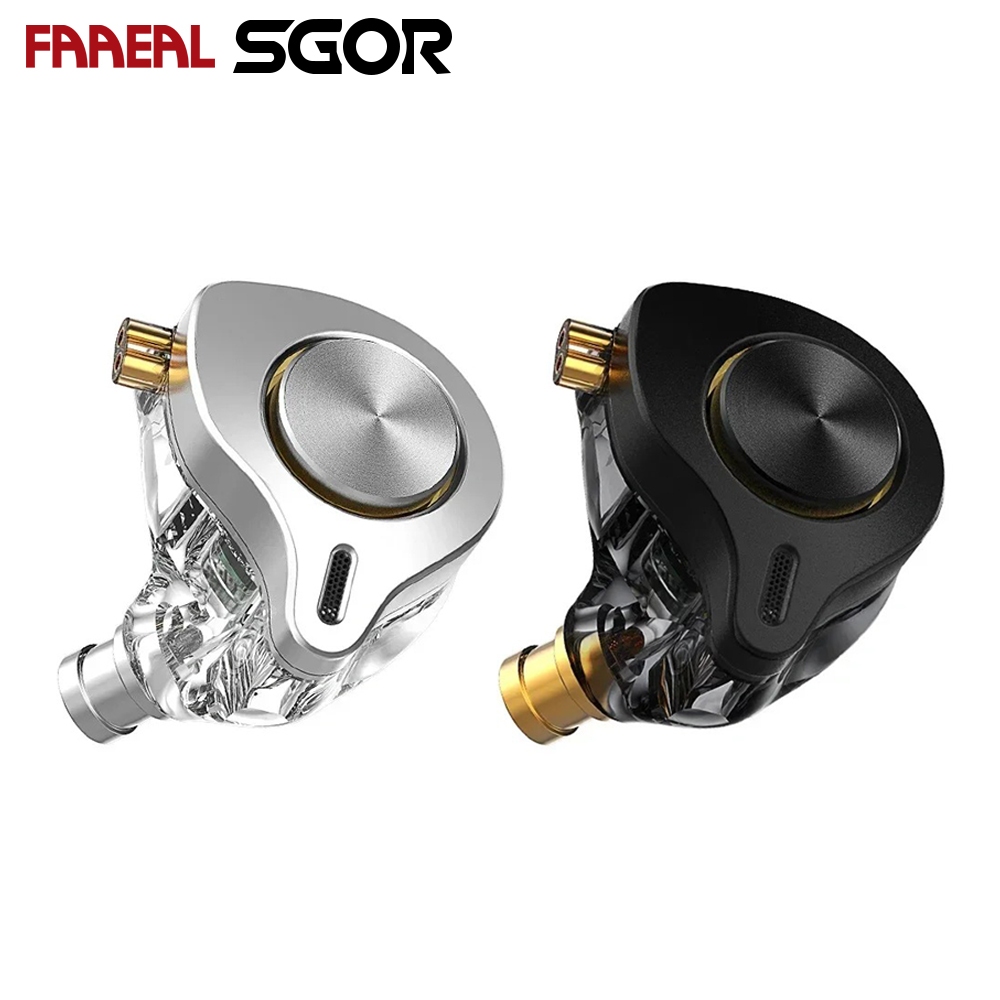 FAAEAL SGOR Luna Fone De Ouvido Com Fio Monitor Intra-Auricular Planar ...