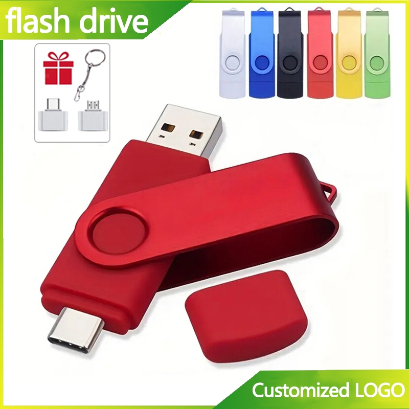 Driver de memória Flash três em um TYPE-C 128GB/64GB/32GB/16GB/8GB ...