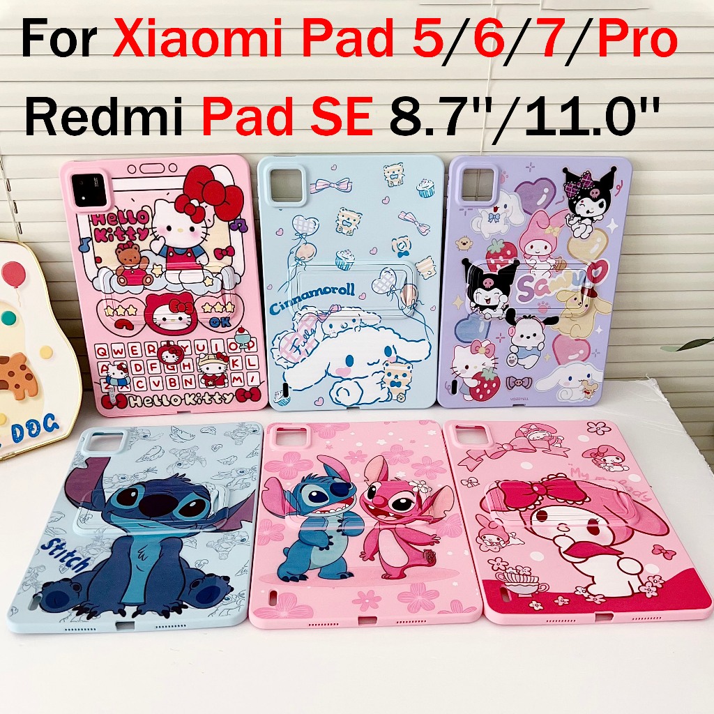 Fashion Cartoon Capa Para Tablet Redmi Pad SE 11.0 8.7 Mi Pad 5 6 7 Pro ...