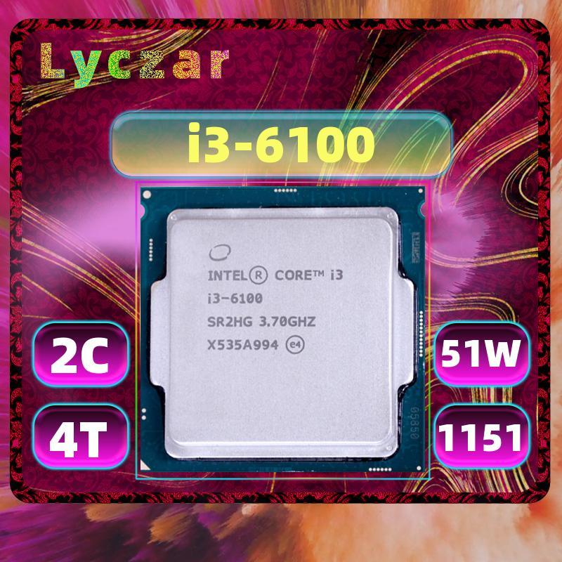 Processador Intel Core i3 6100 LGA 1151 3.7 Ghz 3M Cache Dual-51W Lyczar Desktop CPU | Shopee Brasil